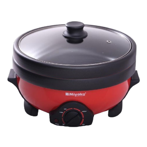 Miyako MC-350D Electric Multi-Cooker - 4 Liter - Red